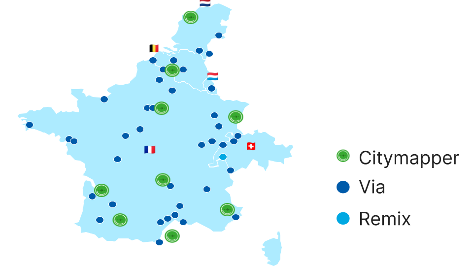Via - des transports plus accessibles et efficaces, dès aujourd’hui.
