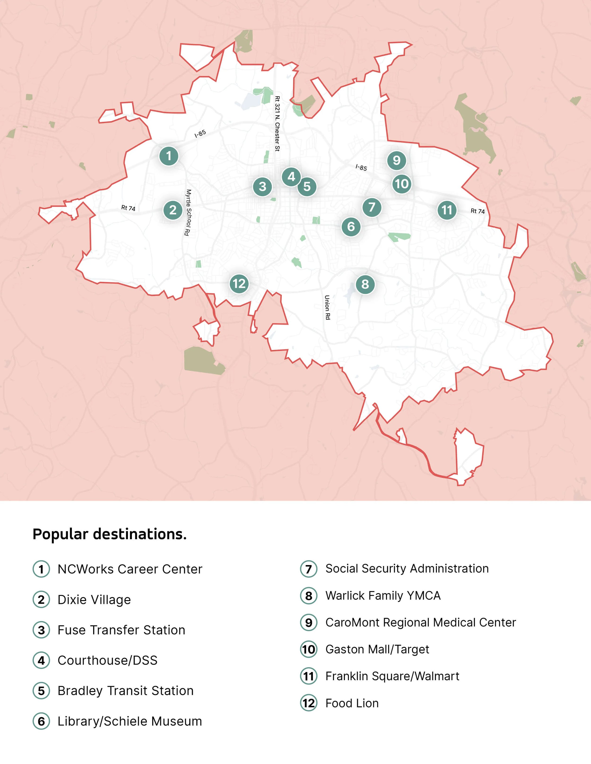GoGastonia | Gastonia's on demand public transit system