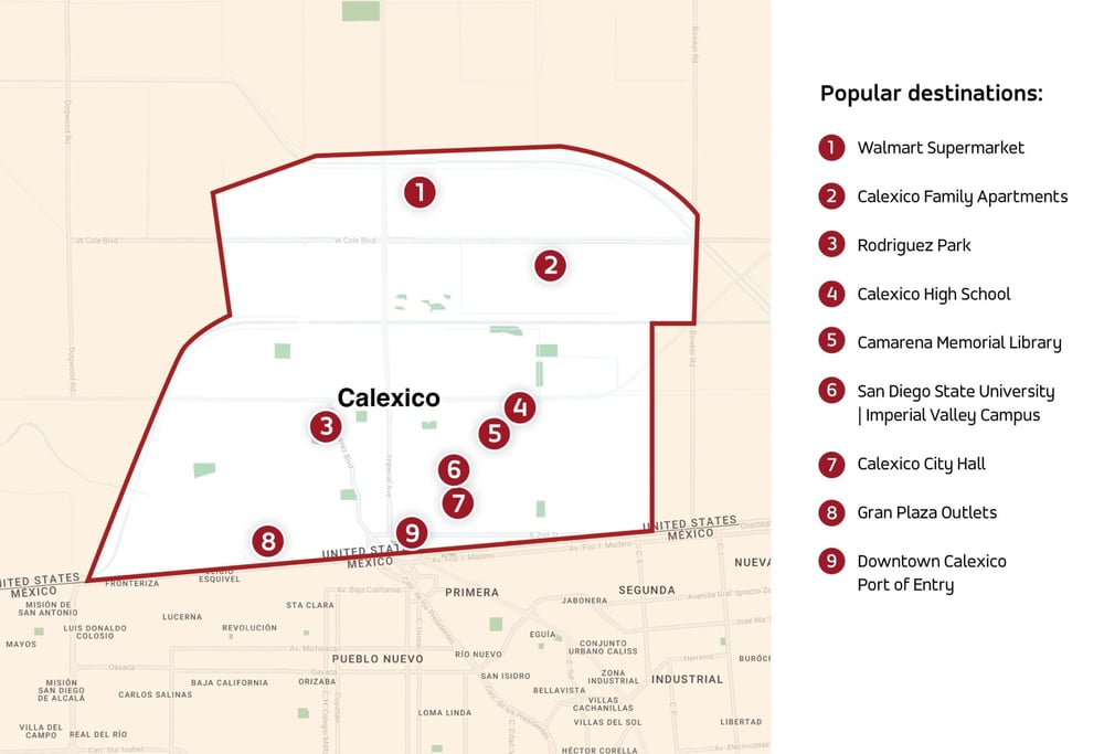 Calexico On Demand | On-demand shared rides around Calexico