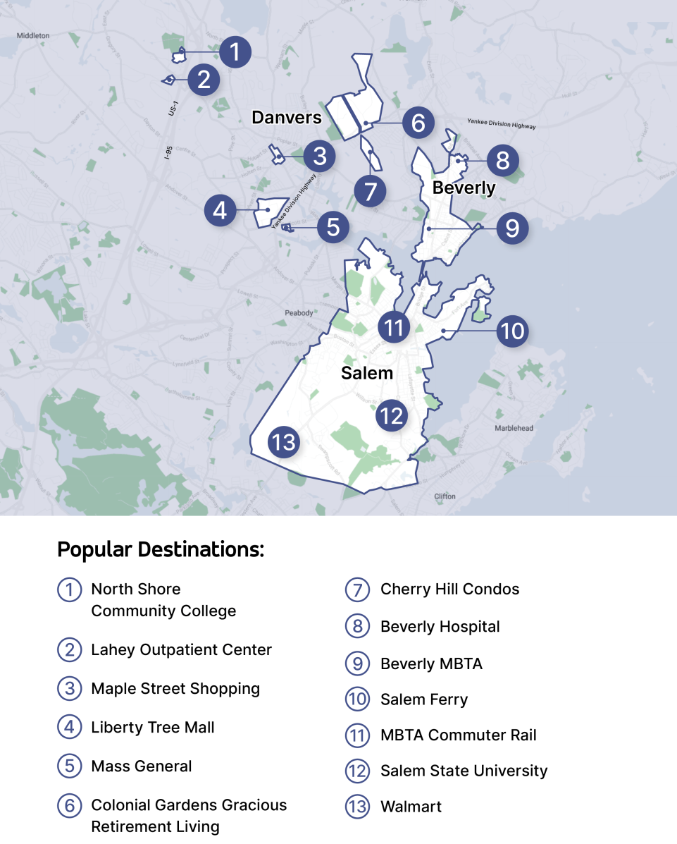 Salem Skipper by Via | On-Demand Public Transit in Salem, MA
