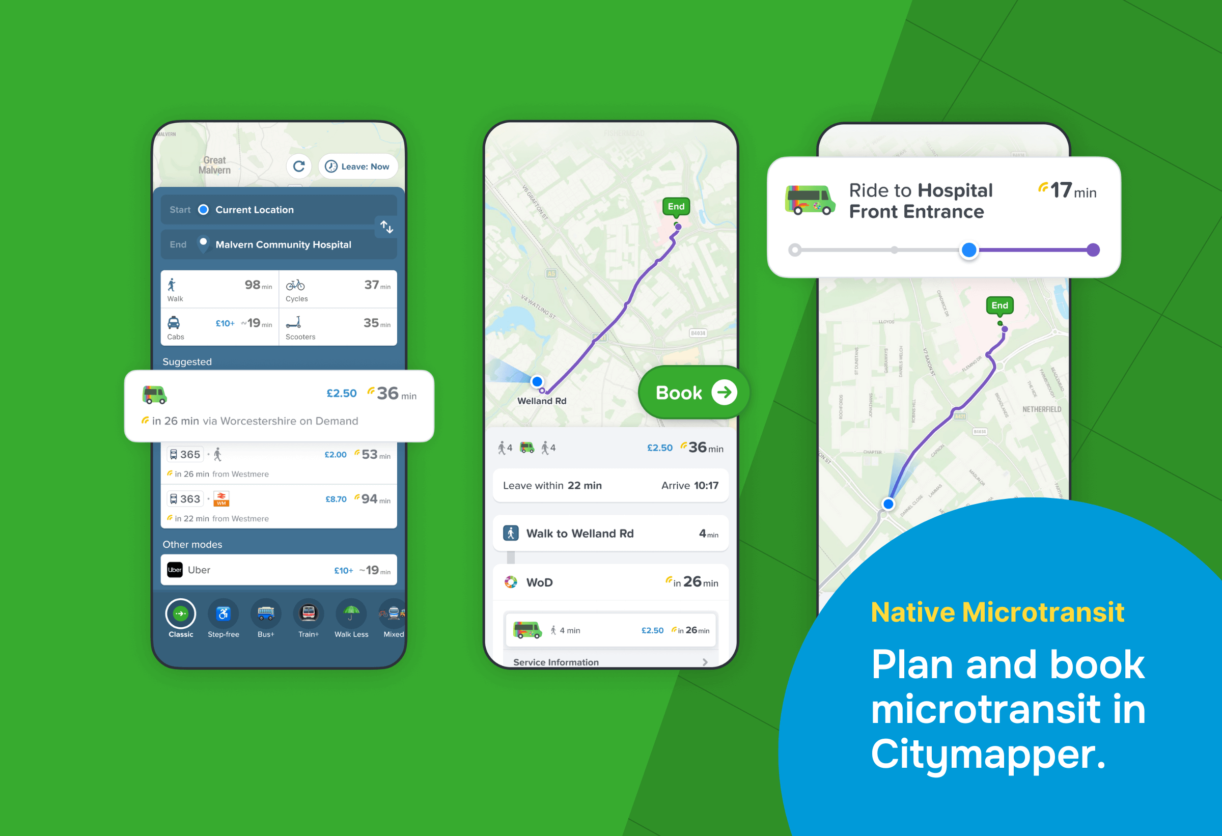 Truly all-in-one-transit, brought to you by Citymapper