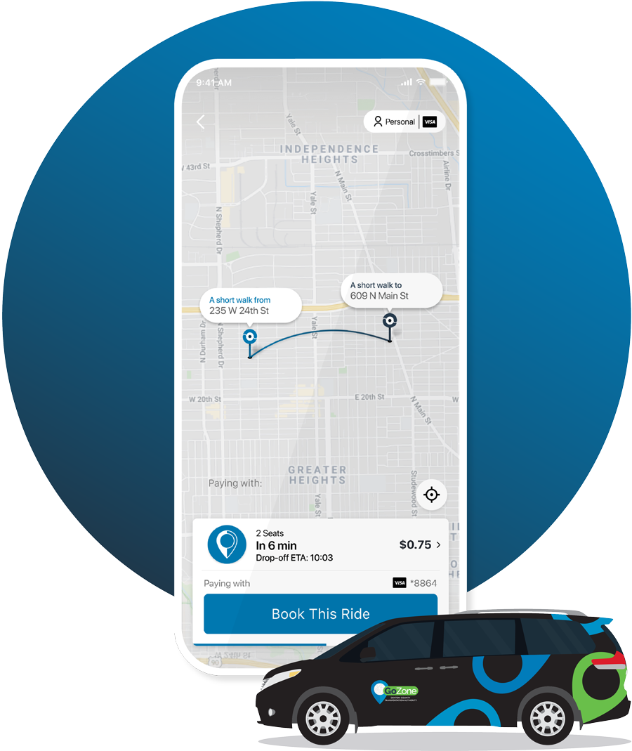 GoZone | On-Demand Rideshare in Denton County