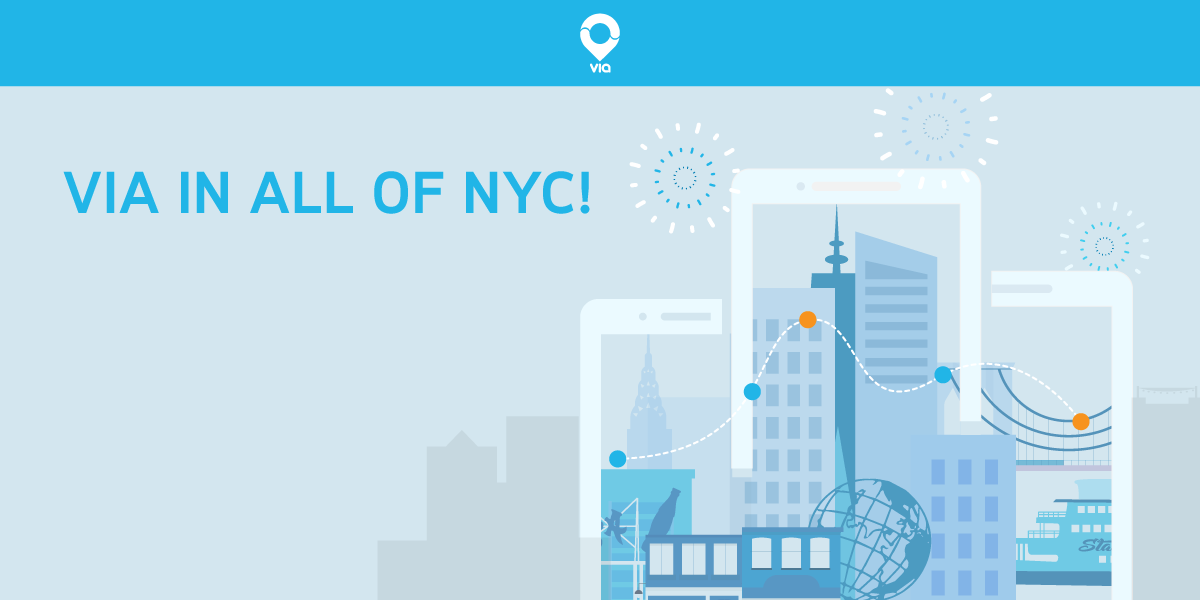 Via in all 5 boroughs!