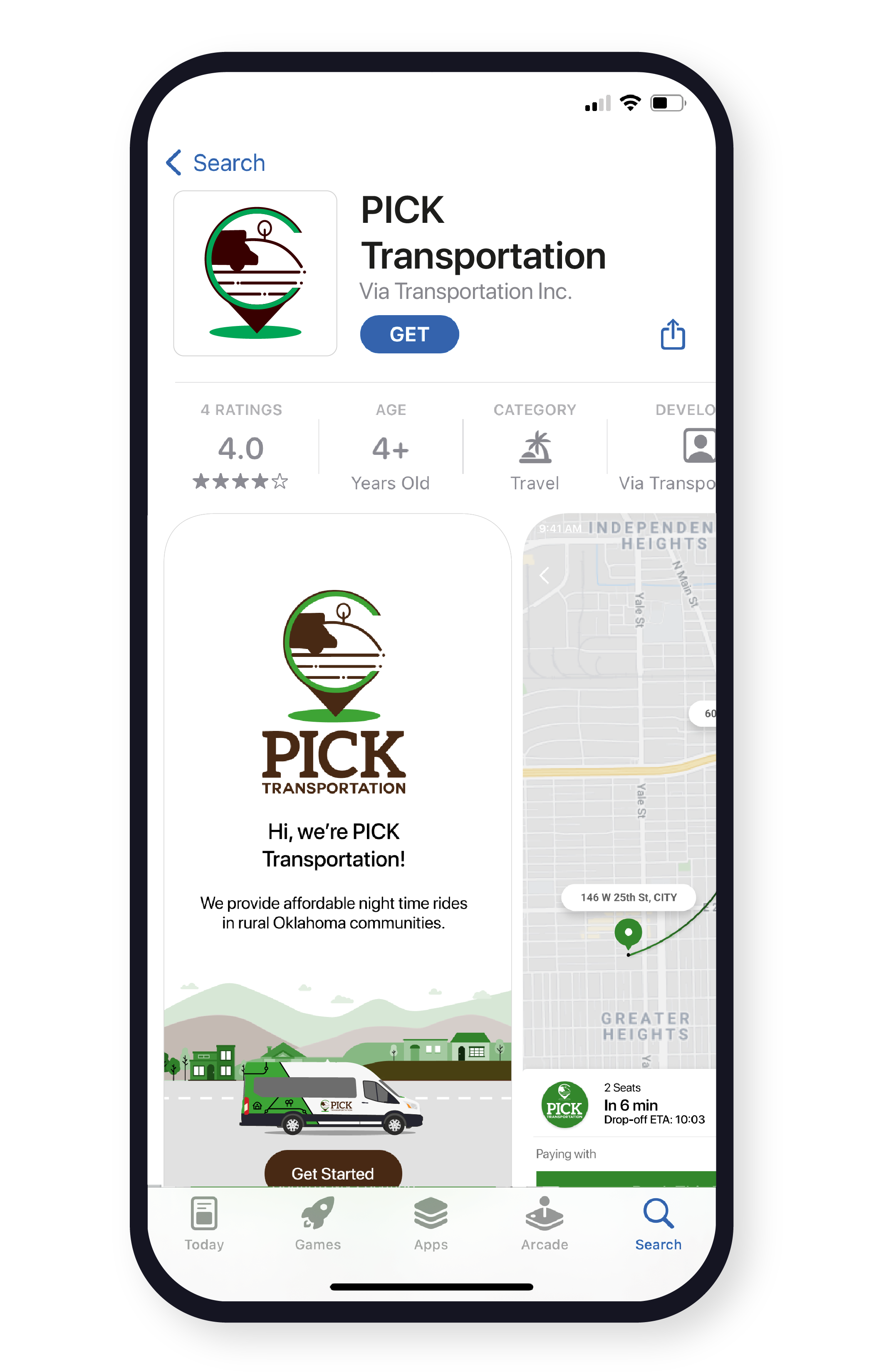 PICK Transportation | Evening & Weekend Shared Rides in NE Oklahoma