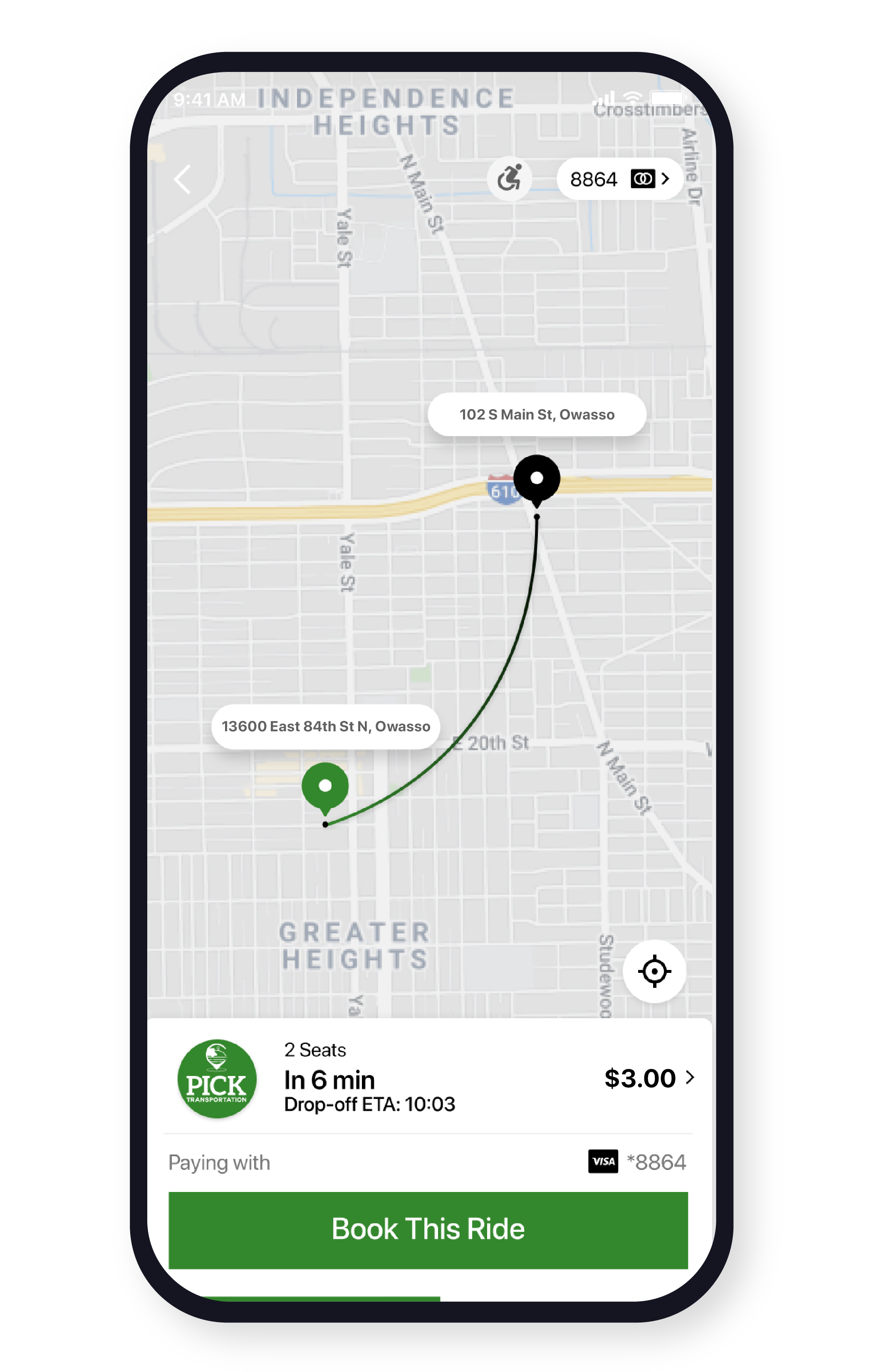 PICK Transportation | Evening & Weekend Shared Rides in NE Oklahoma